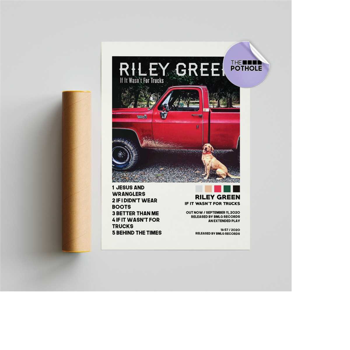 Riley Green Posters /If it wasn't for trucks | Inspire Uplift
