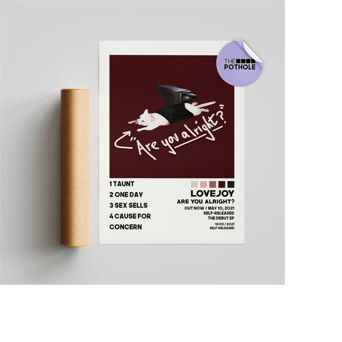 Lovejoy Posters / Are You Alright Poster / | Inspire Uplift