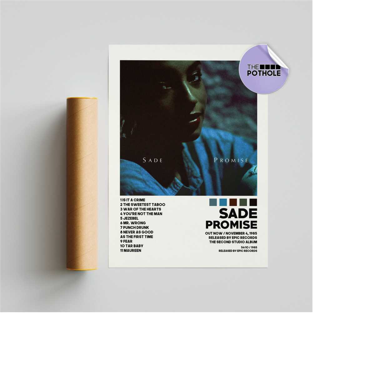 Sade Posters / Promise Poster, Sade, Promise, Album - Inspire Uplift