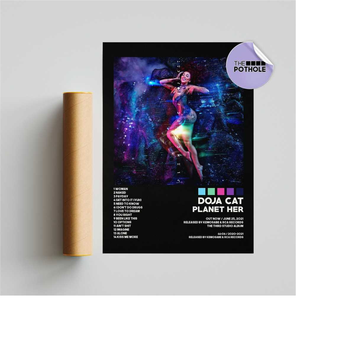Doja Cat Posters / Planet Her Poster, Album - Inspire Uplift