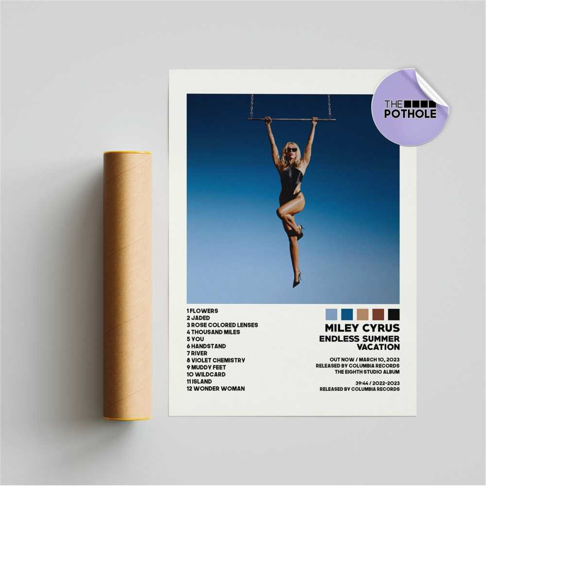 Miley Cyrus Posters / Endless Summer Vacation Poster, - Inspire Uplift