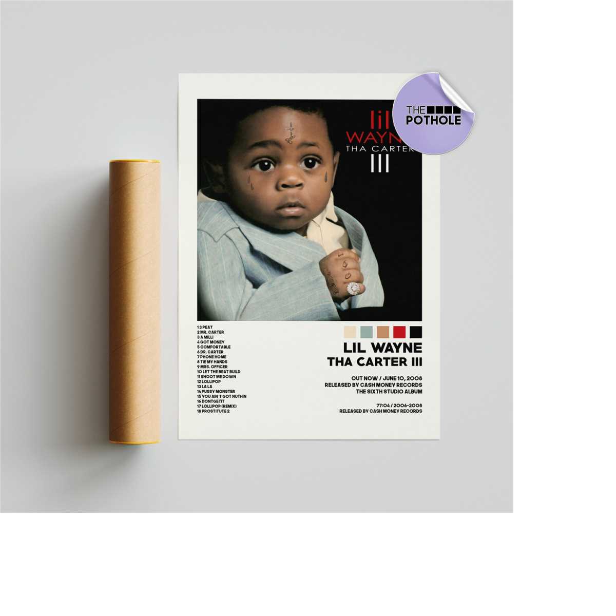 Lil Wayne Posters / Tha Carter III Poster - Inspire Uplift