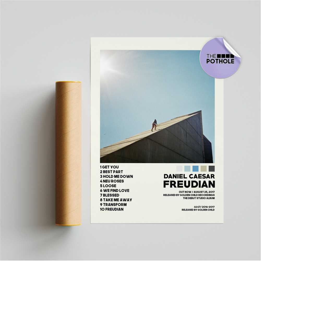 Daniel Caesar Posters | Freudian Album Poster | | Inspire Uplift