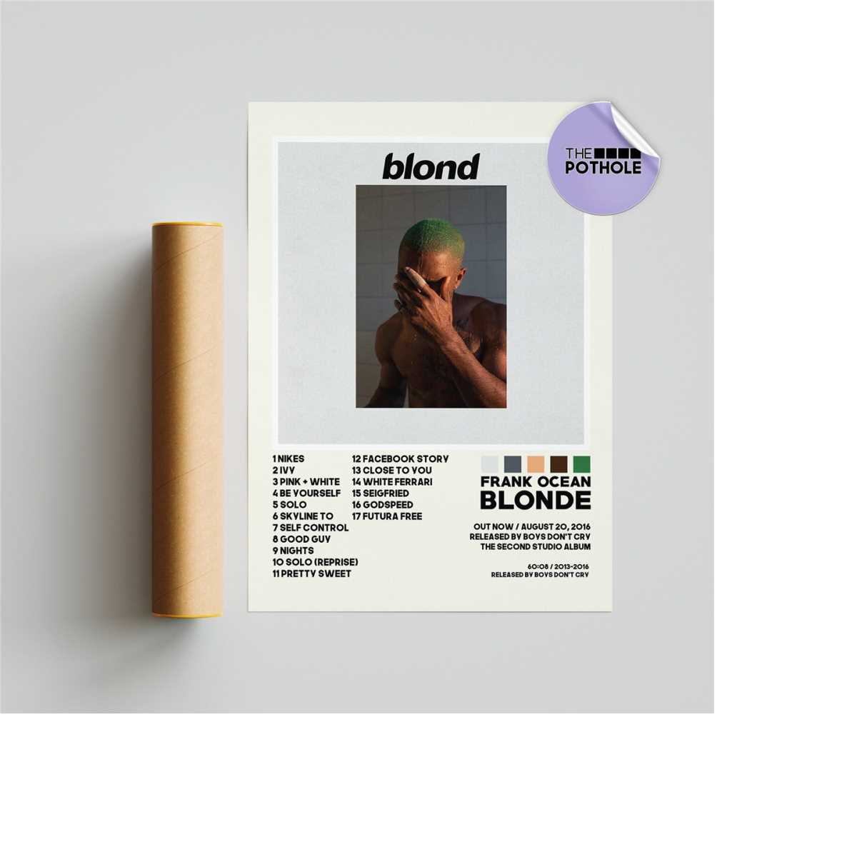 Frank Ocean Posters / Blonde Poster / Blonde - Inspire Uplift