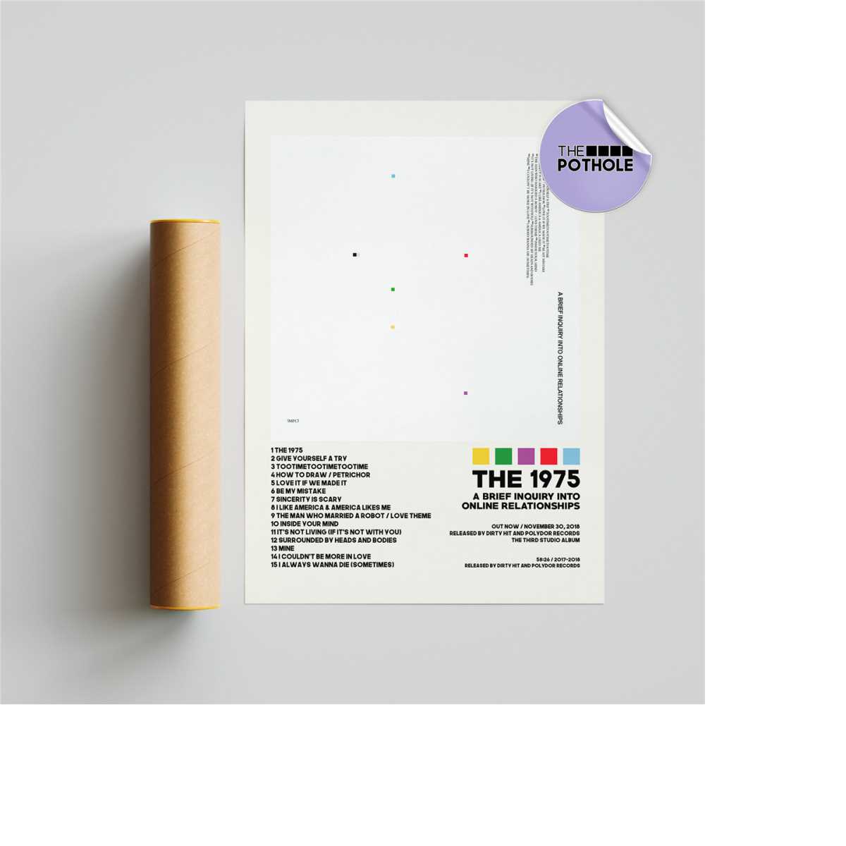 The 1975 Posters / A Brief Inquiry into - Inspire Uplift