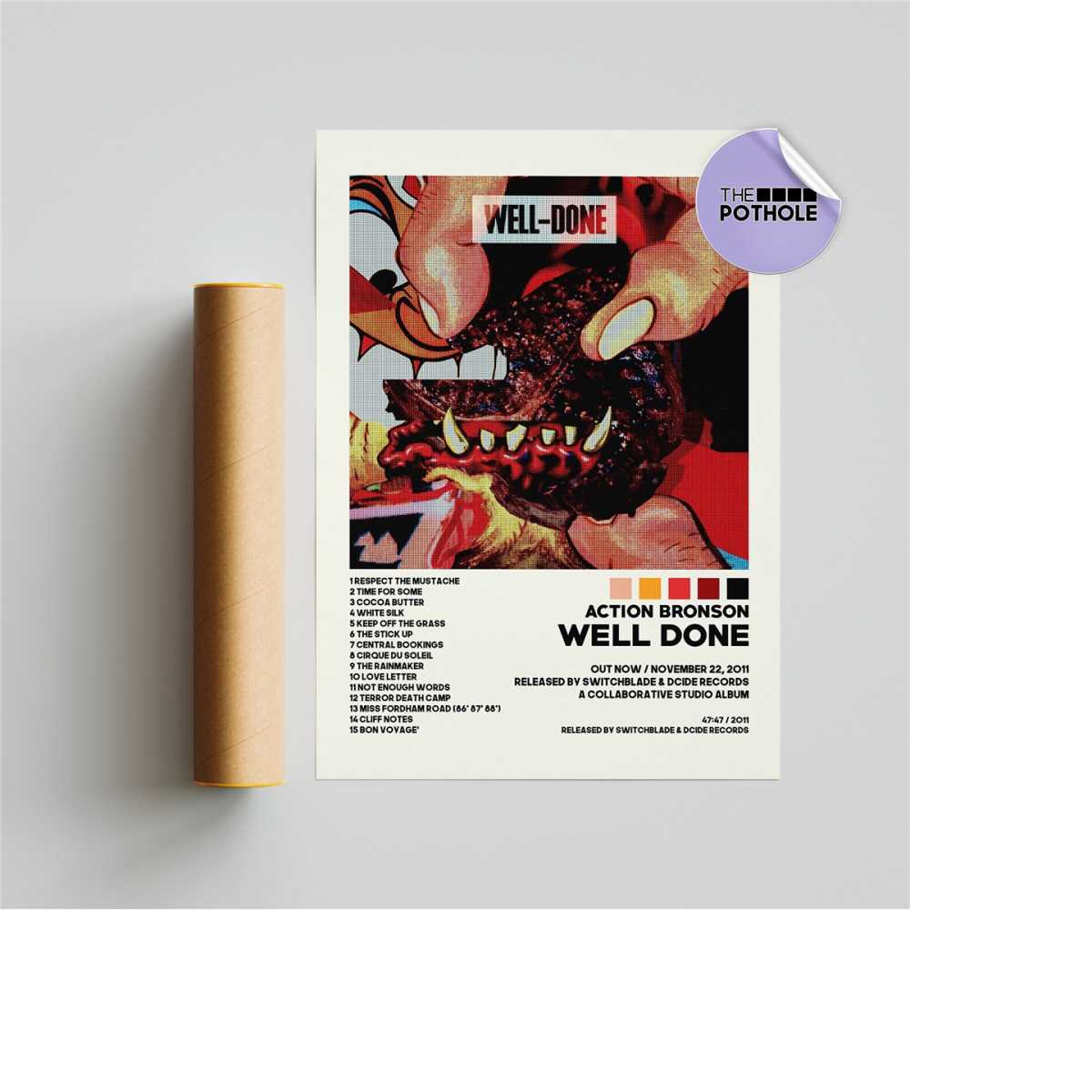 Action Bronson Posters / Well Done Poster / - Inspire Uplift