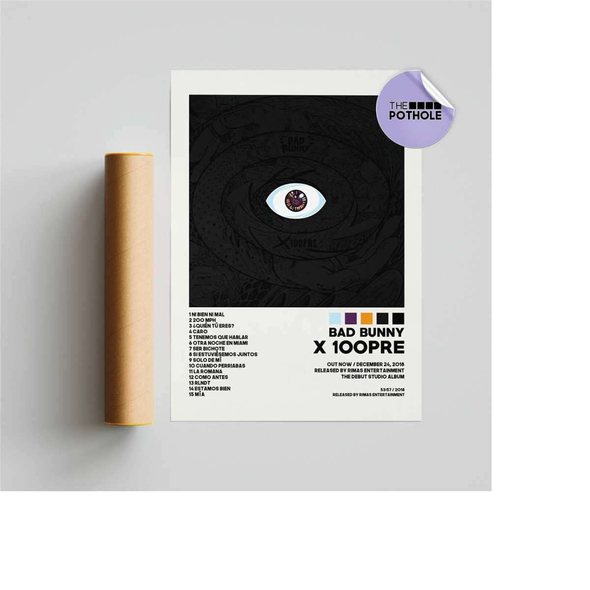 Bad Bunny Posters / X 100PRE Poster / - Inspire Uplift