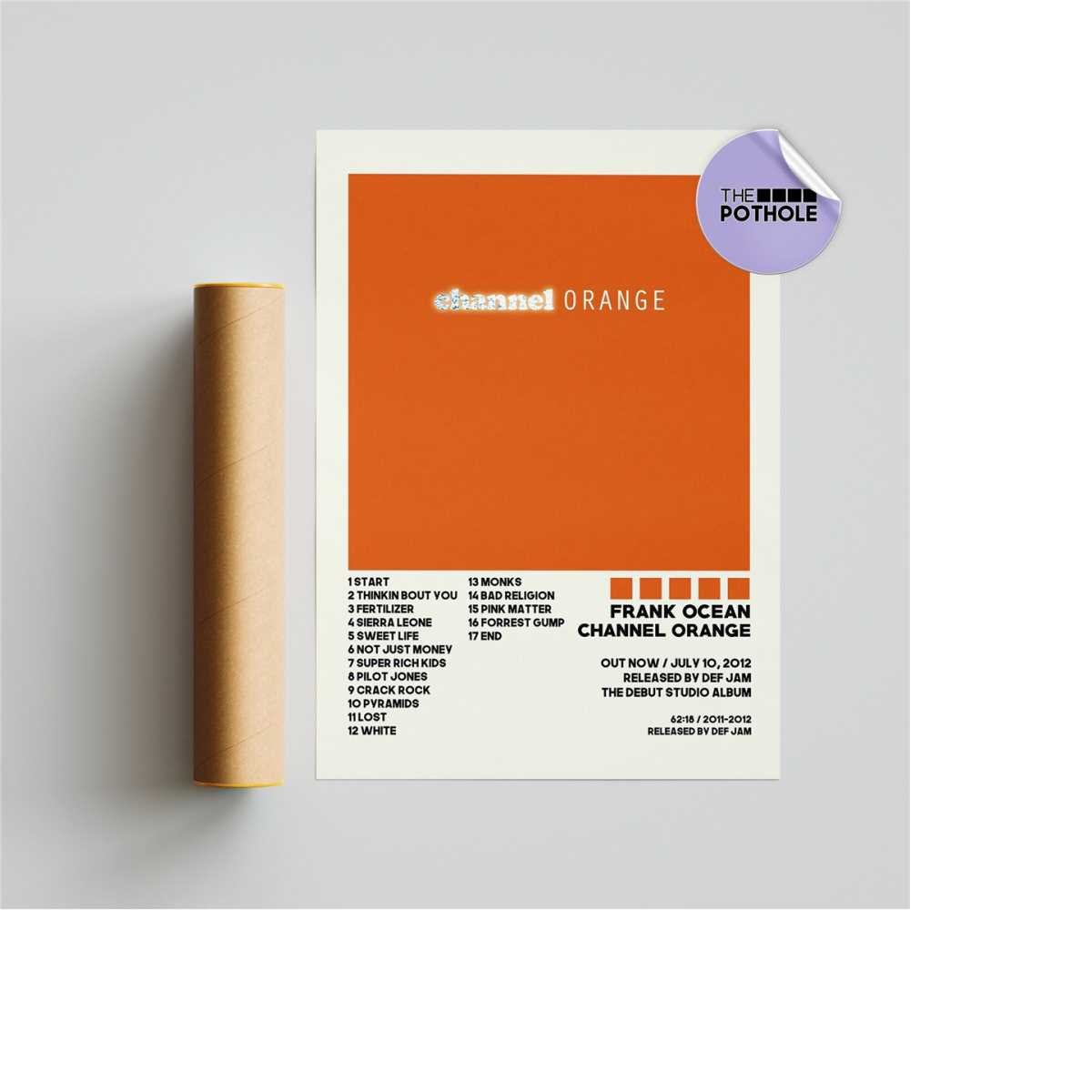 Frank Ocean Posters / Channel Orange Poster / - Inspire Uplift