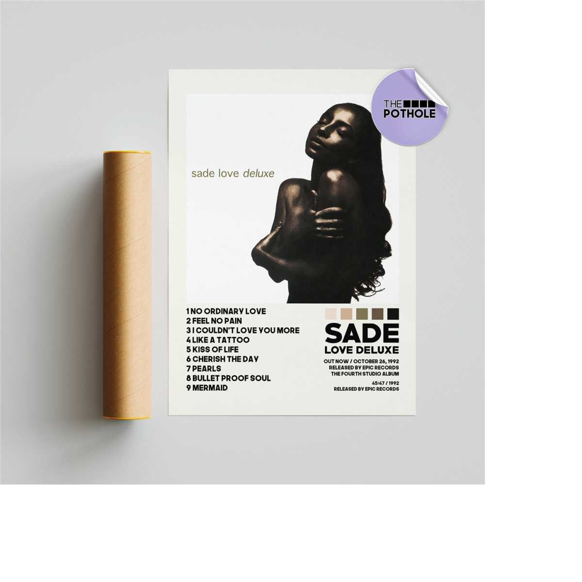 Sade Posters / Love Deluxe Poster, Sade, Love - Inspire Uplift