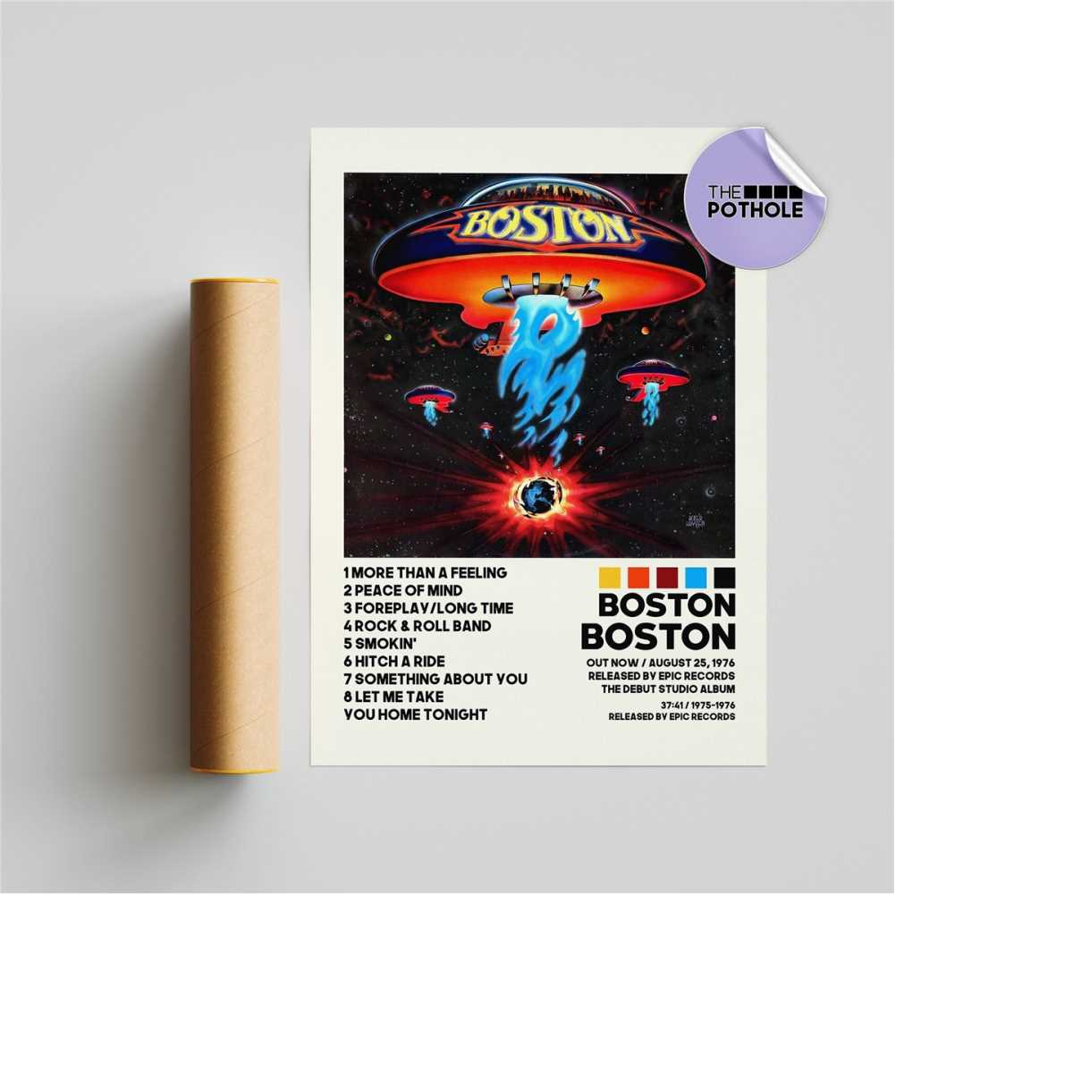 Boston Posters / Boston Poster, Album Cover Poster, | Inspire Uplift