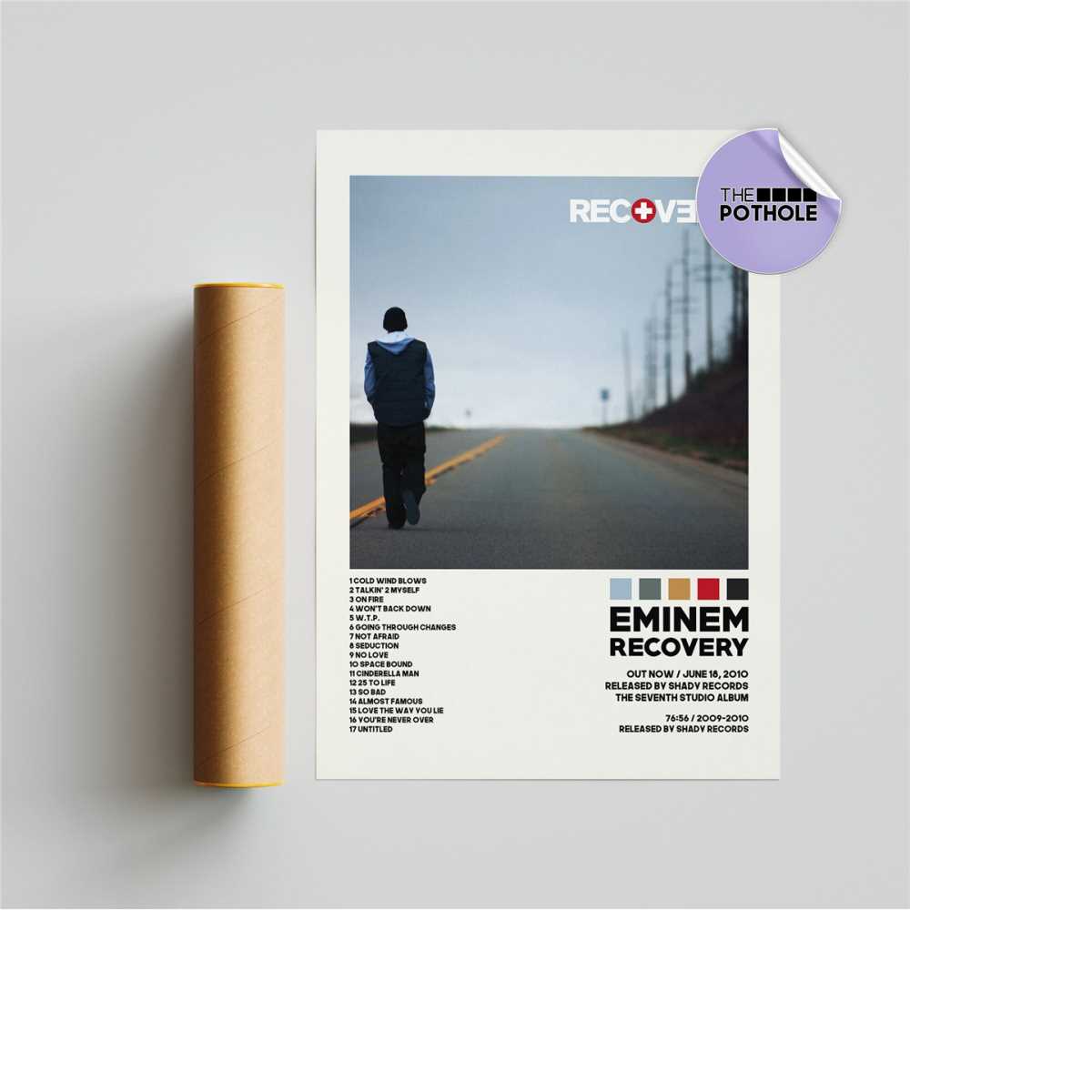 Eminem Posters / Recovery Poster, Album Cover Poster | Inspire Uplift
