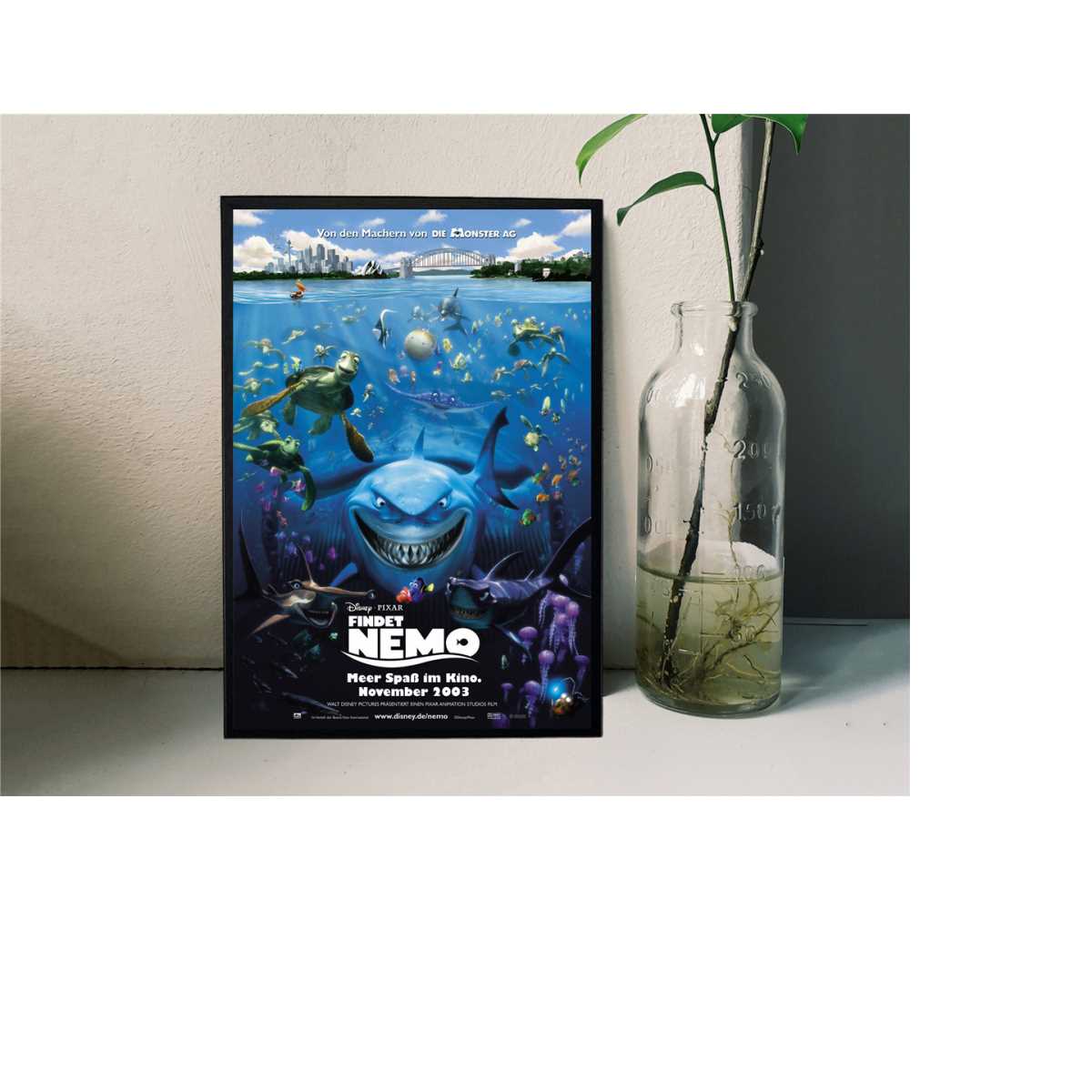 Finding Nemo Movie Poster Film/Room Decor Wall Art/Poster | Inspire Uplift