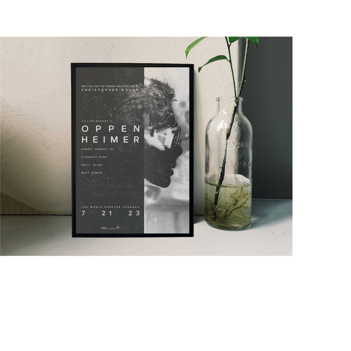 Oppenheimer Movie Poster Film/Room Decor Wall Art/Poster Gif | Inspire ...