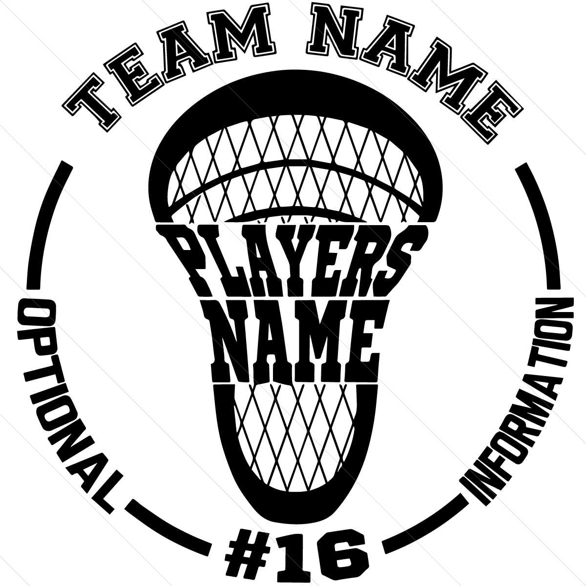 Team Name Svg, Players Name Svg, Lacrosses Svg | Inspire Uplift