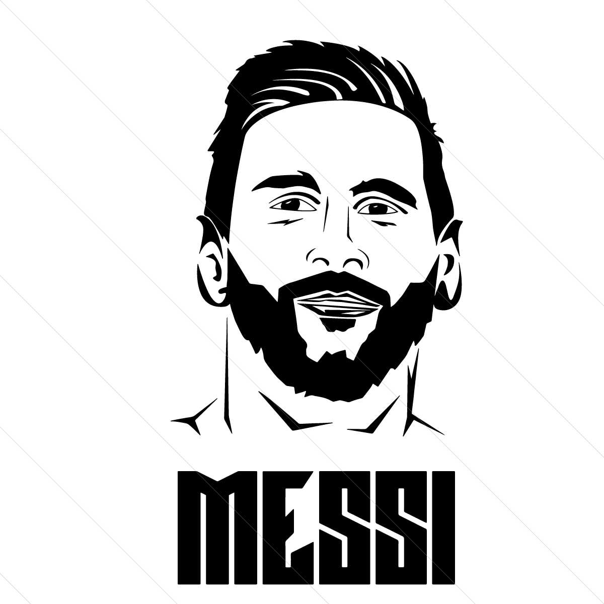 Lionel Messi Soccer Fifa World Cup Qatar SVG | Inspire Uplift