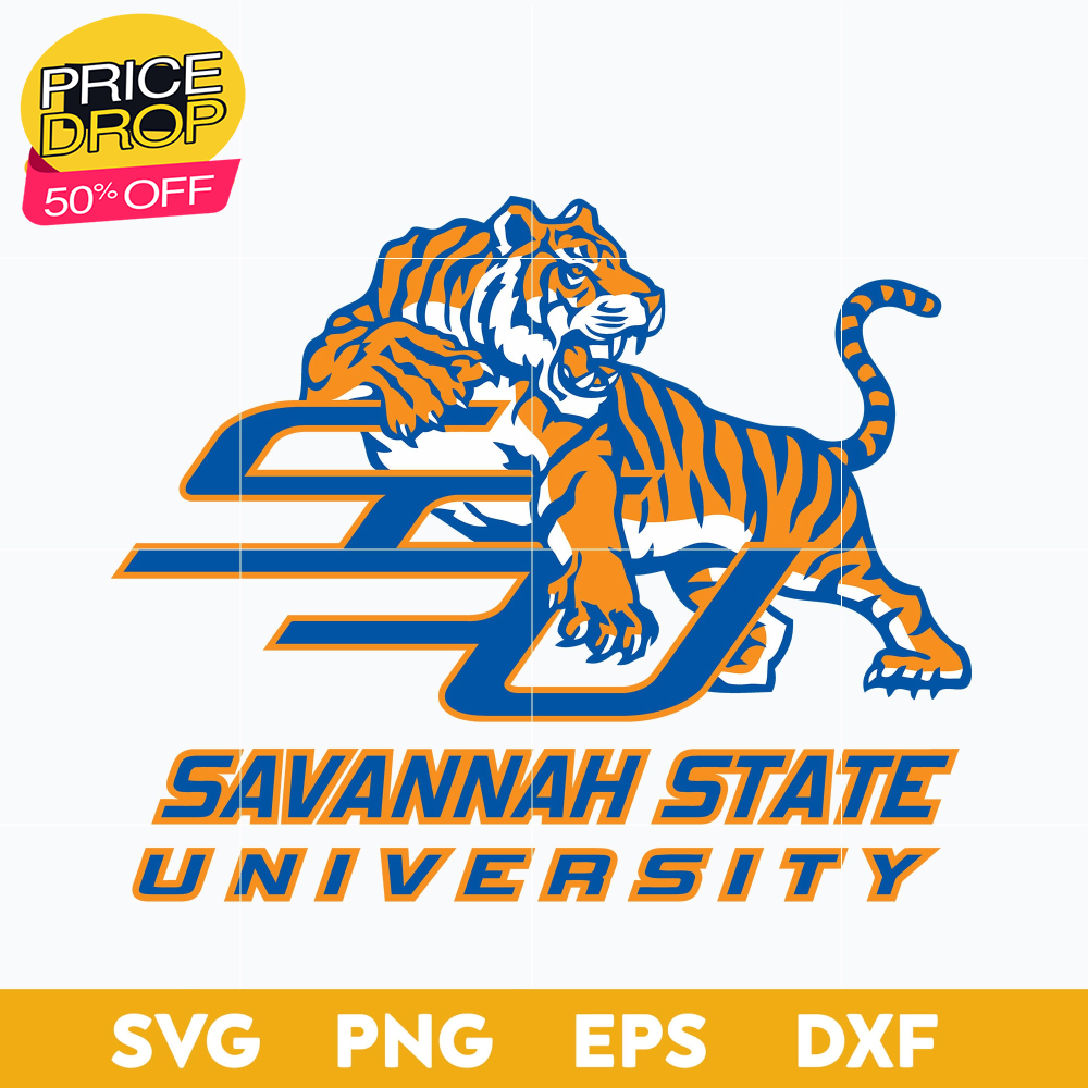 Savannah State Tigers Svg, Logo Ncaa Sport Svg, Ncaa Svg, Pn | Inspire ...