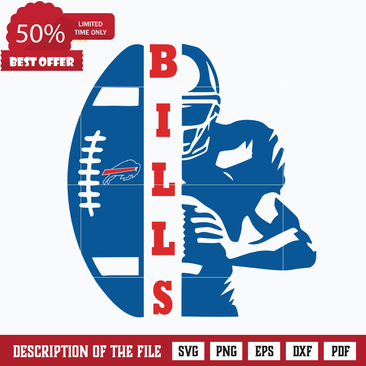 Buffalo Bills svg, Bills svg, Nfl svg, png, dxf, eps digital - Inspire ...