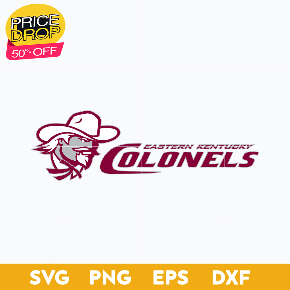 Eastern Kentucky Colonels Svg, Logo Ncaa Sport Svg, Ncaa Svg | Inspire ...