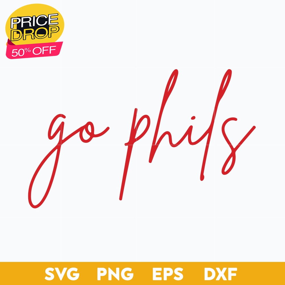Go Phillies SVG, Philadelphia Phillies SVG, MLB SVG, Sport S | Inspire ...