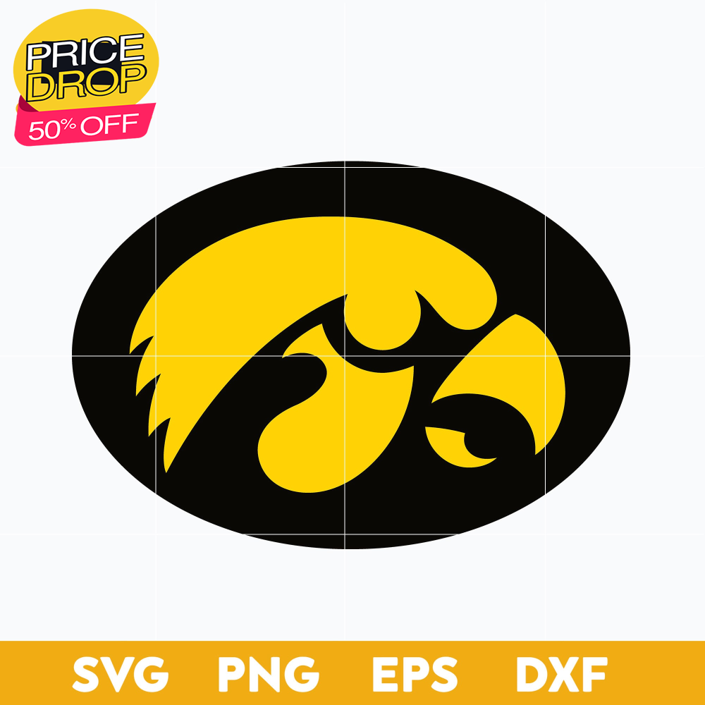 Iowa Hawkeyes Svg, Logo Ncaa Sport Svg, Ncaa Svg, Png, Dxf, - Inspire ...