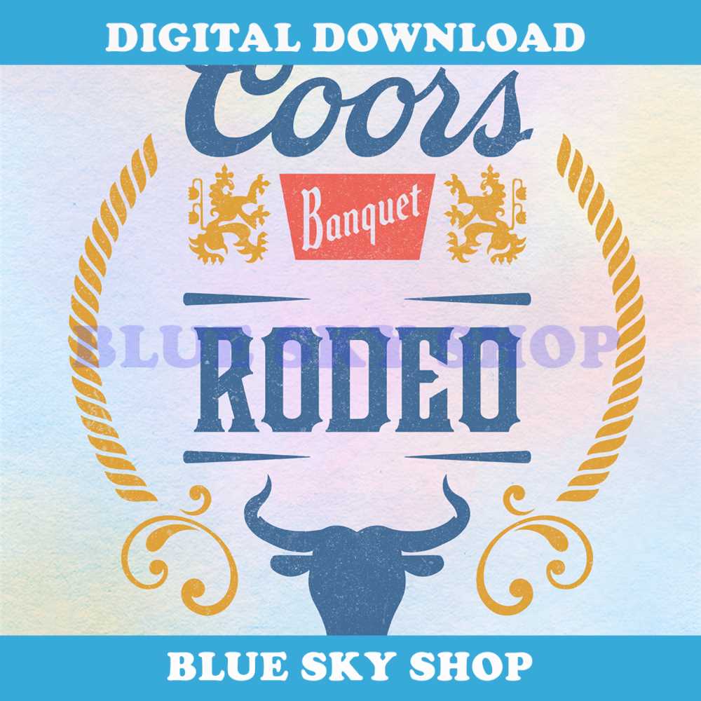Coors Banquet Rodeo Wild West Beers PNG | Inspire Uplift