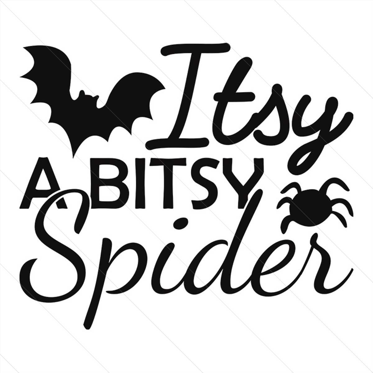 Itsy A Bitsy Spider Svg, Halloween Svg, Halloween Spider Svg | Inspire ...