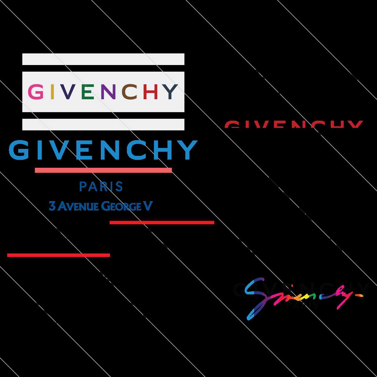 Givenchy Logos Bundle Fashion Brand SVG Best Digital Files f | Inspire Uplift