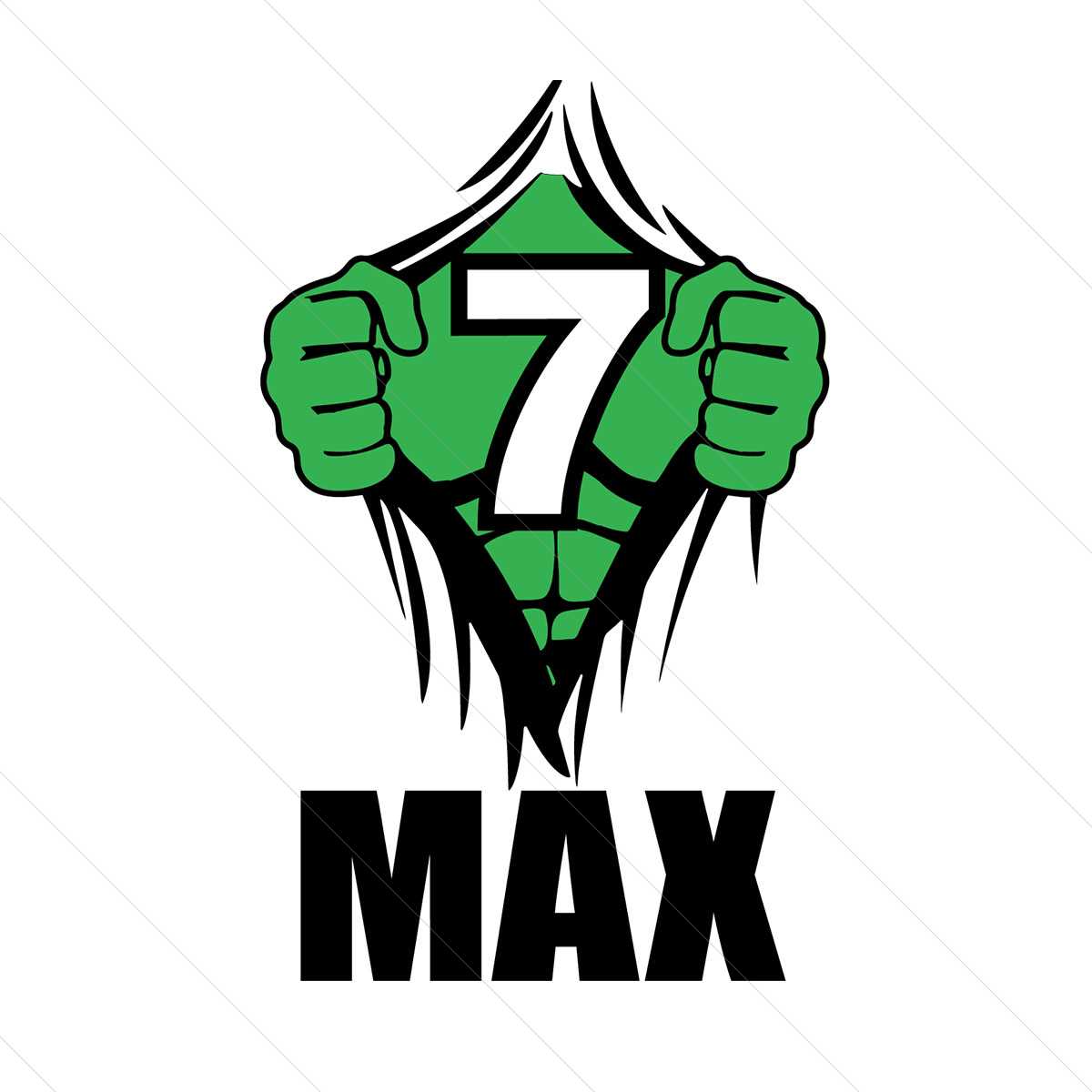 7th Birthday Hulk Ripping Shirt Svg, Birthday Svg, Birthday | Inspire ...