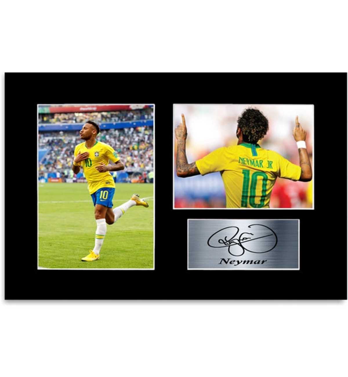 Neymar Signed Printed Gifts Autograph Poster for Football | Inspire Uplift