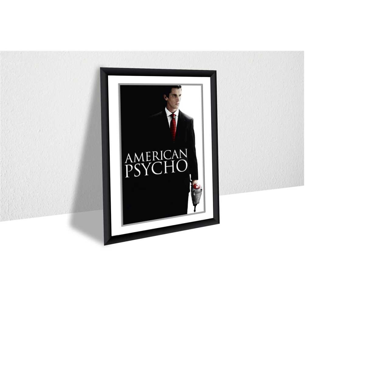 American Psycho - Movie Poster No.2 - 2000 Canvas Poster, Wa | Inspire ...
