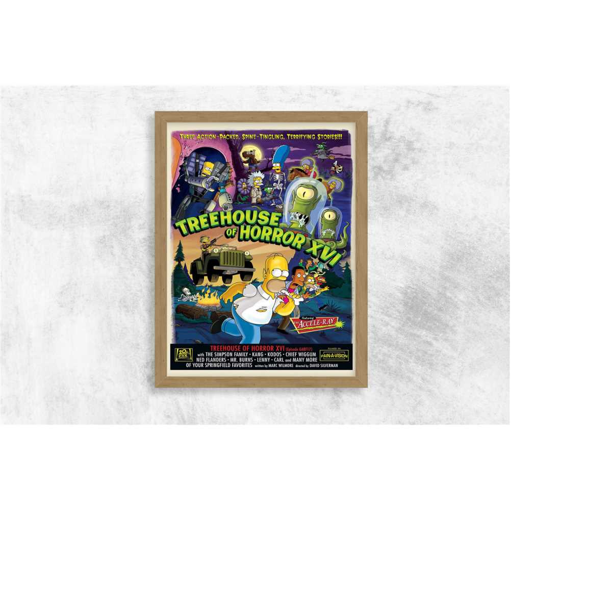The Simpsons Poster Framed | Dan Castellaneta | Homer Simpso | Inspire ...