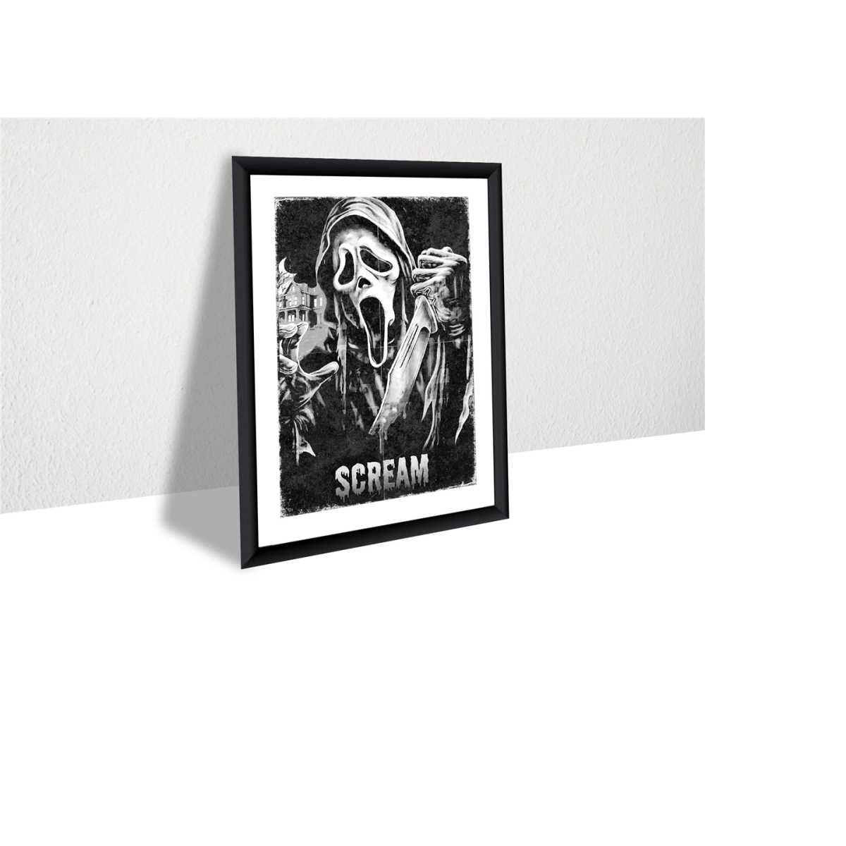 Scream - Movie Poster No.6 - 1996 Canvas Poster, Wall Art, W | Inspire ...
