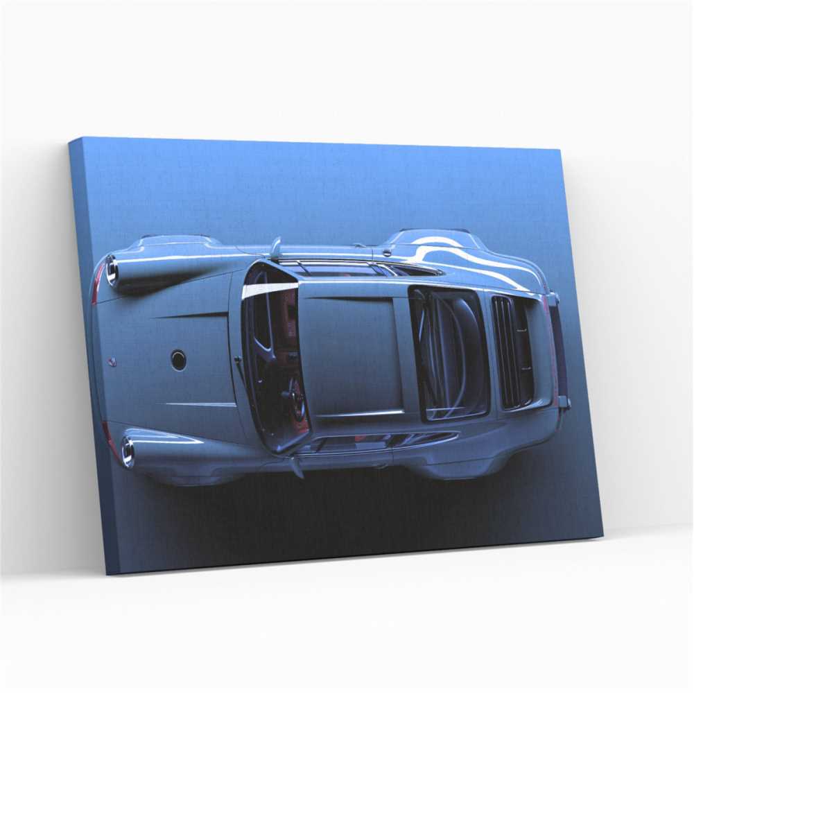 Porsche Carrera Blue Sports Car Legendary Model Dealer Fan G | Inspire ...
