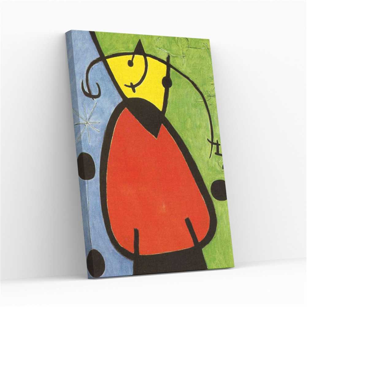 The Birth of Day by Joan Miro Artwork Reproduction Canvas Wa | Inspire ...