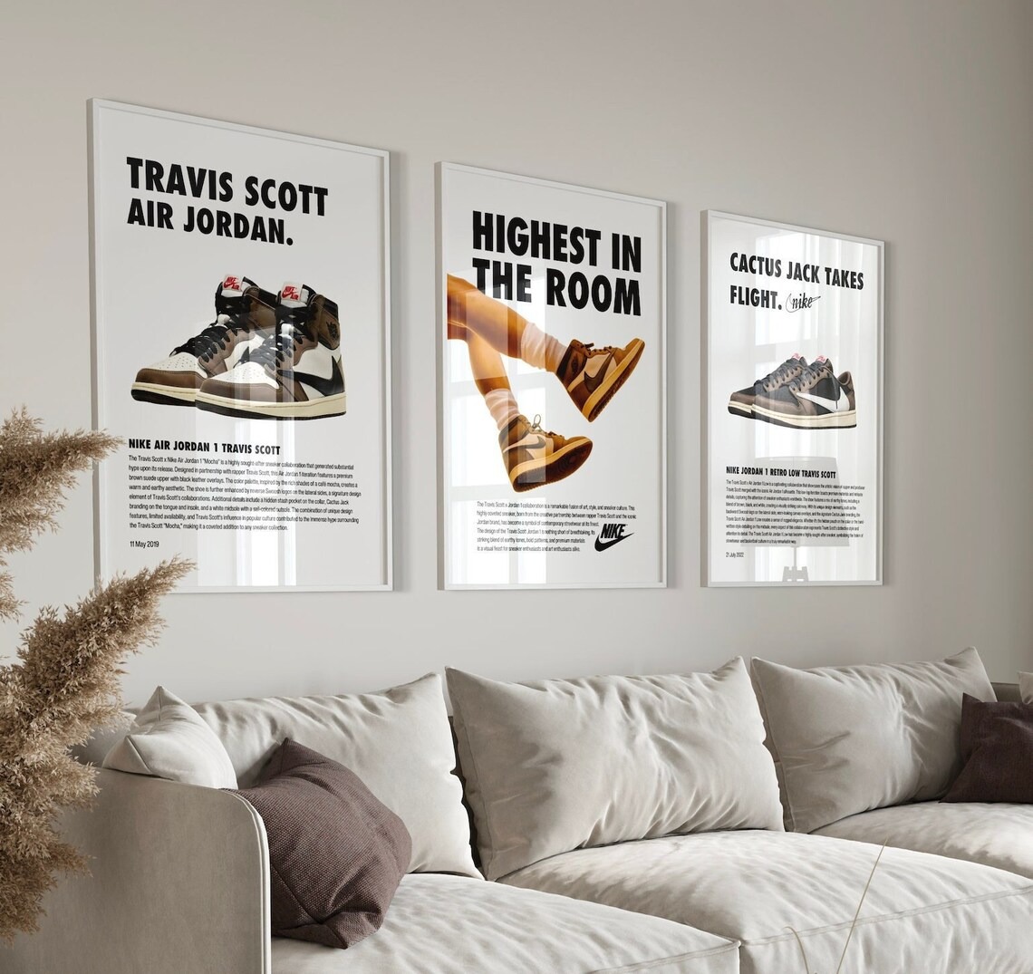 Travis Scott set of 3 hypebeast posters, Poster Travis Scott | Inspire ...