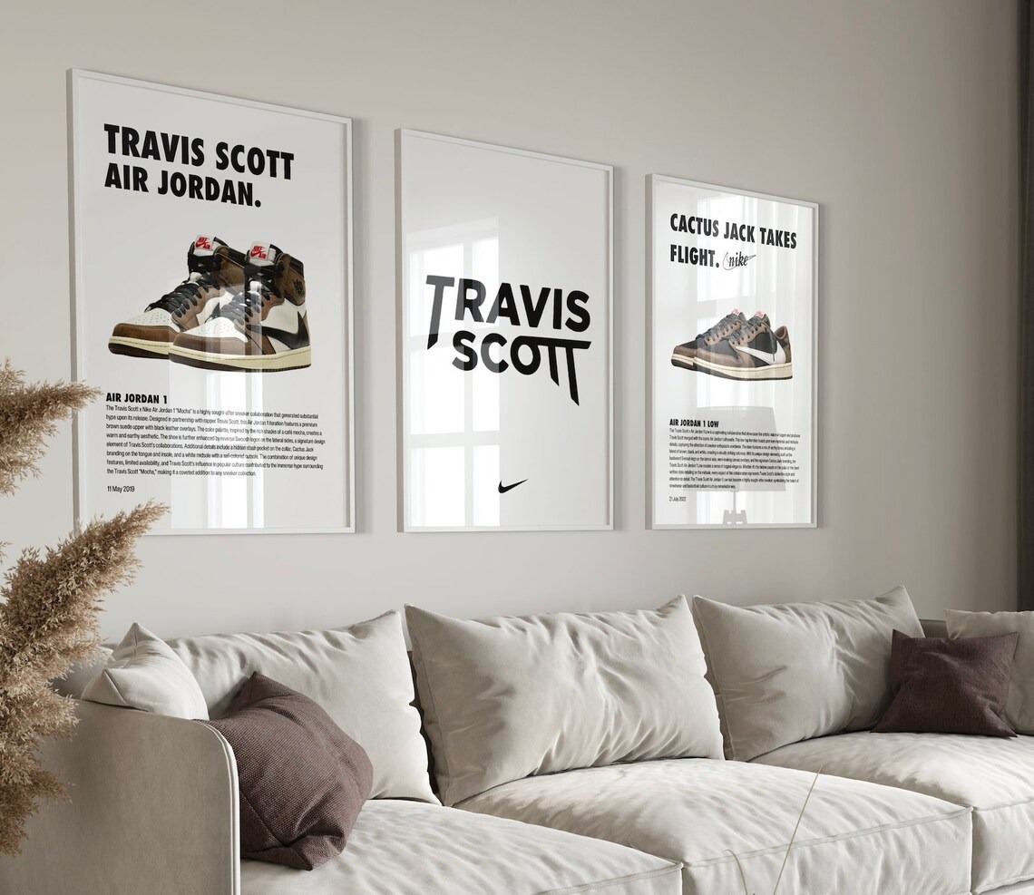 Travis Scott set of 3 Hypebeast Travis Scott Poster Travis S | Inspire ...