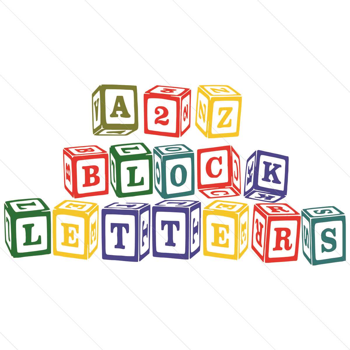 Alphabet And Numbers Block Monogram Svg, Trending Svg, Alpha - Inspire ...