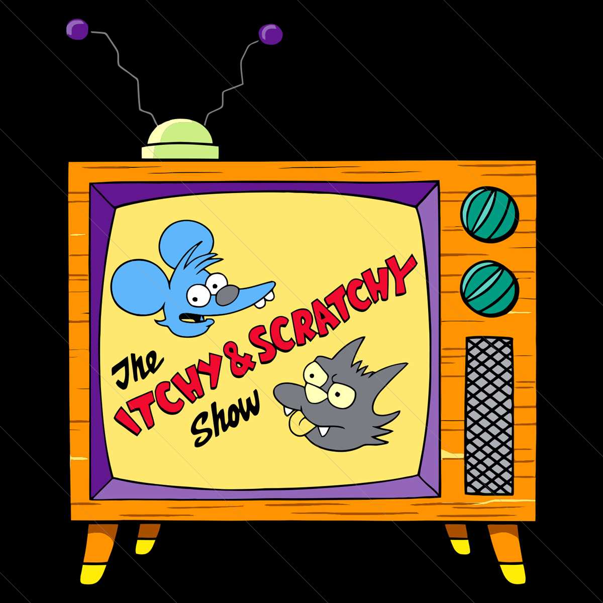The Simpsons The Itchy And Scratchy Show Logo Svg, Trending | Inspire Uplift