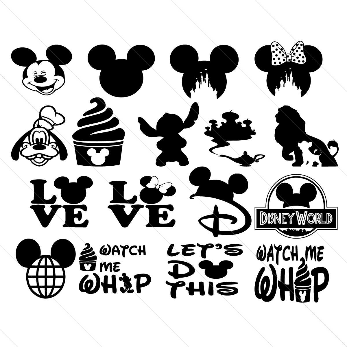 Disney World Svg Bundle, Trending Svg, Disney Svg, Disney Bu - Inspire ...