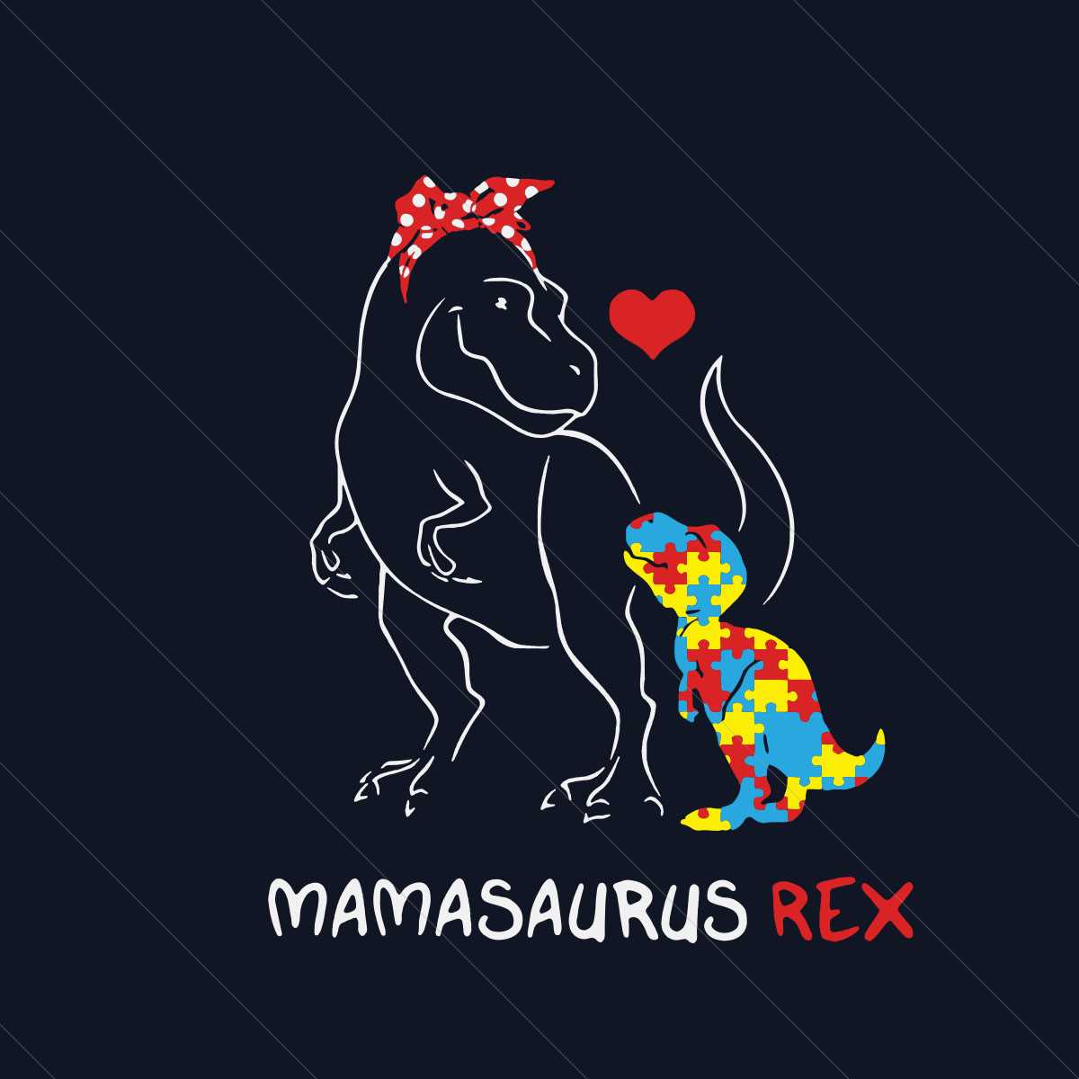Mamasaurus Rex Autism Svg, Autism Svg, Awareness Svg, Autism - Inspire ...
