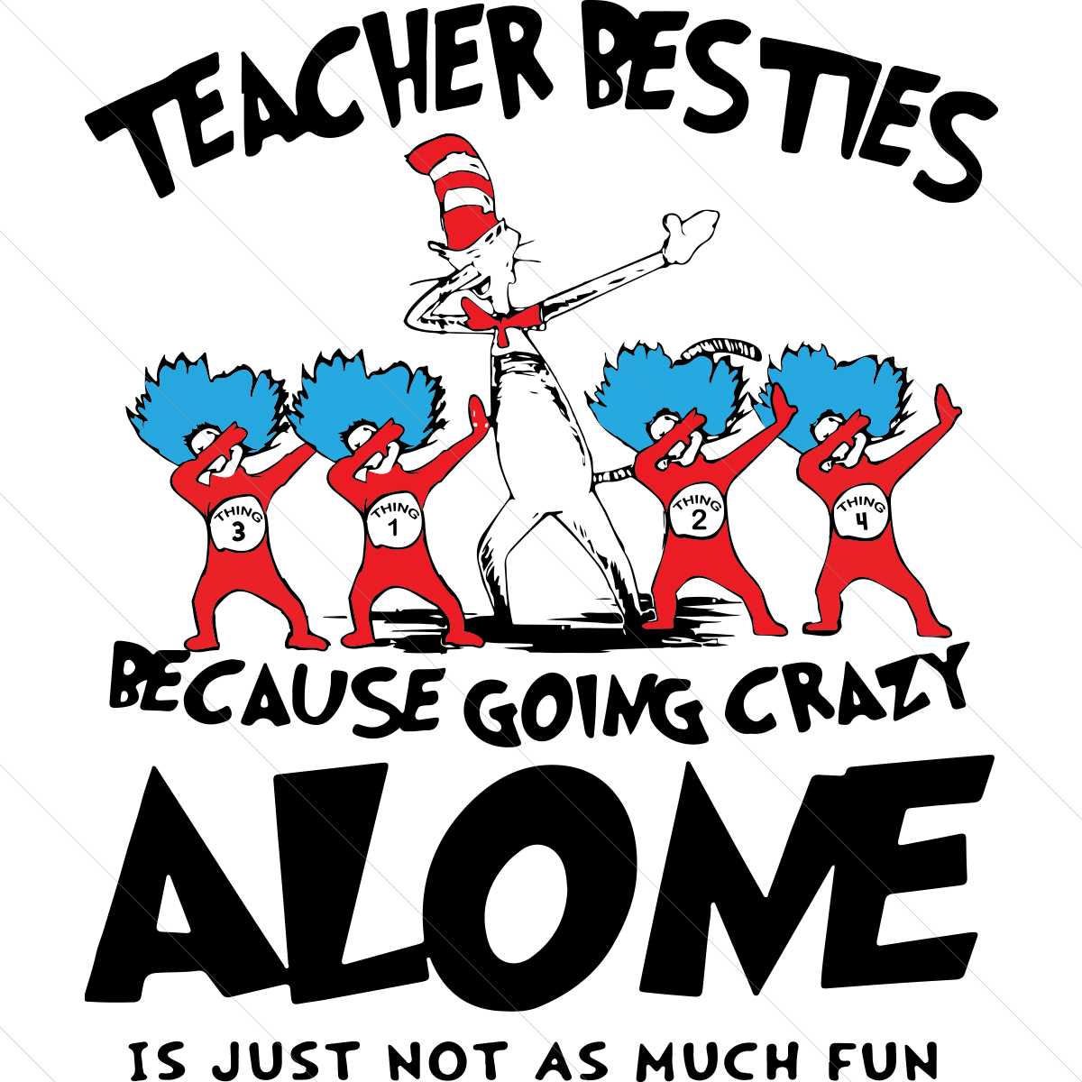 Dr Seuss Dabbing Teacher Besties Svg, Dr Seuss Svg, Teacher | Inspire ...