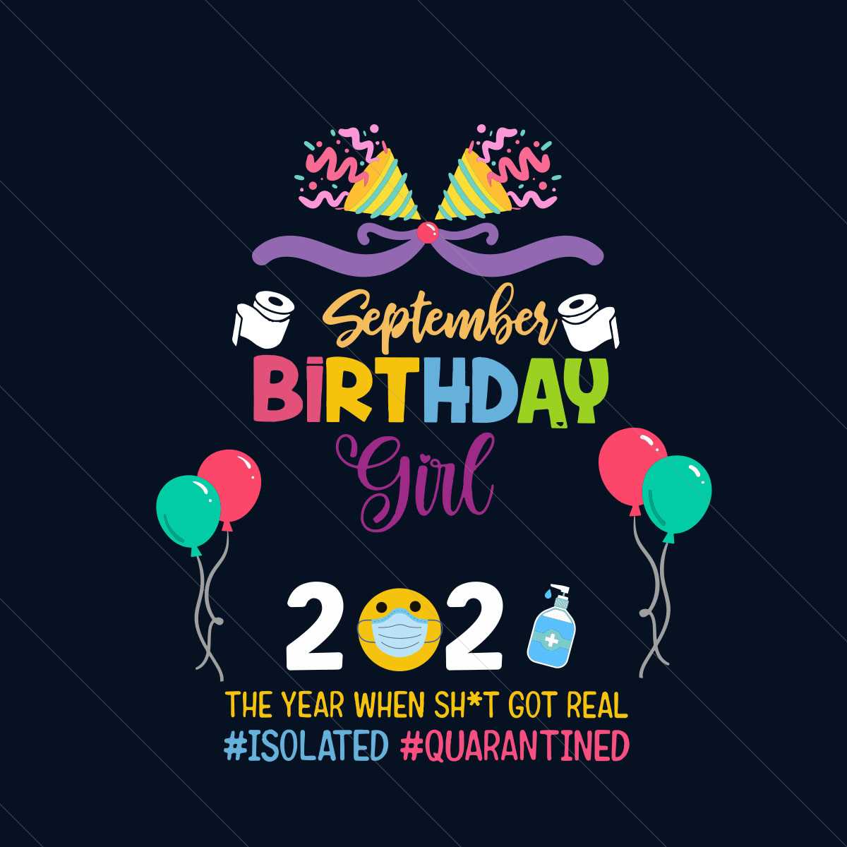 September Birthday Girl 2021 Svg, Birthday Svg, Birthday Gir | Inspire ...