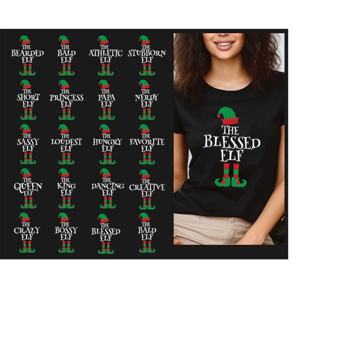 Christmas Elf Family Svg Png Bundle, Elf SVG, Family Christm | Inspire ...