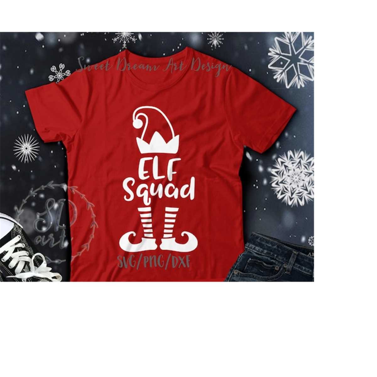 Elf Squad Svg, Elf svg, Funny Christmas Svg, Funny Elf Chris - Inspire ...