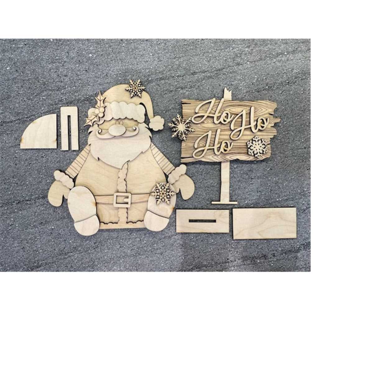 Shelf Sitter Santa Elf Laser Cut File, Christmas Laser File, | Inspire Uplift