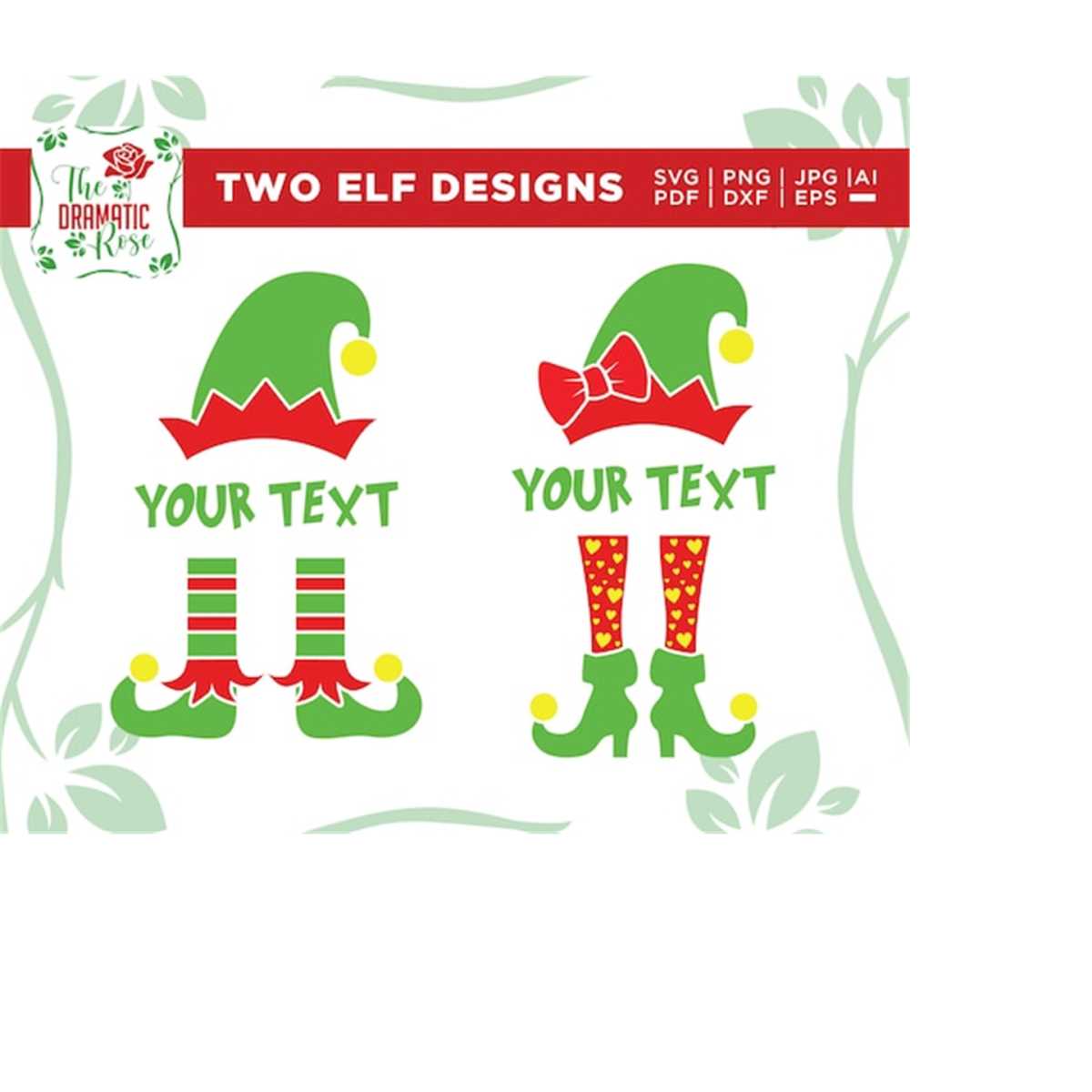 Elf Svg, Elf Monogram SVG, Elf split Svg, Popular Elf, Chris | Inspire ...