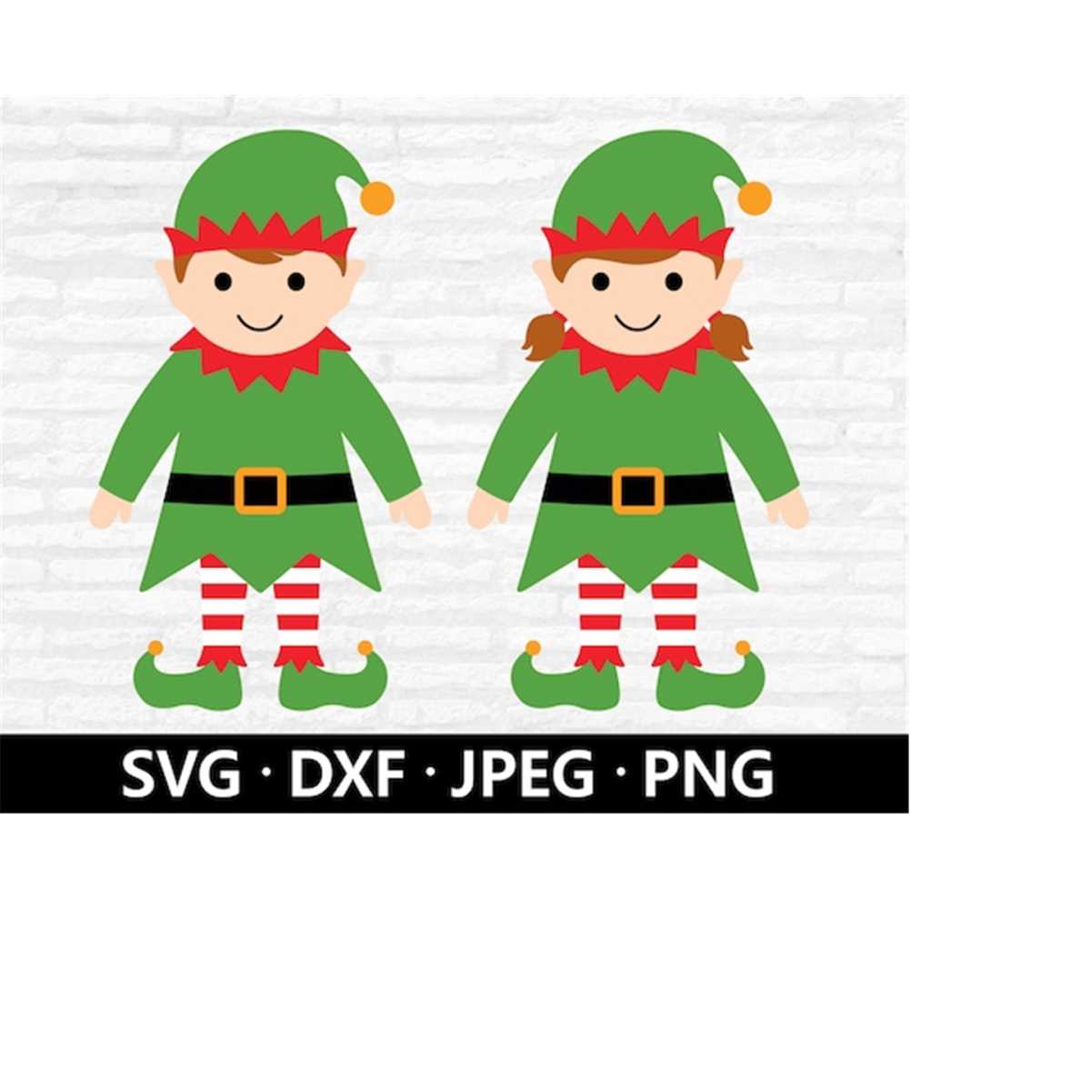 Elf SVG, Christmas elf cut files, Elf Boy SVG, Christmas Cli | Inspire ...