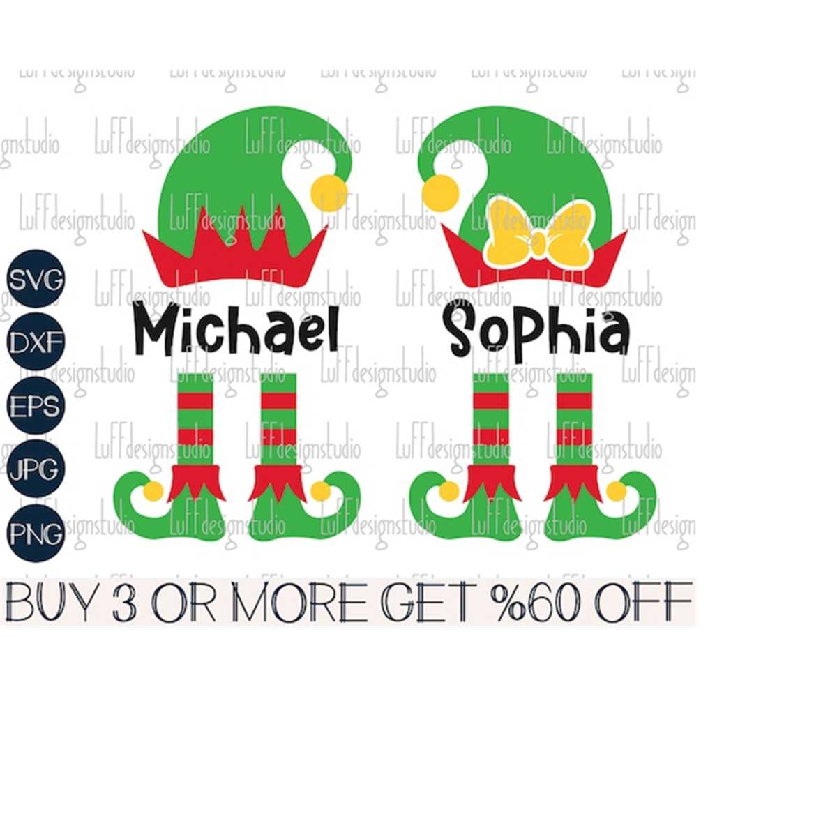 Elf SVG, Christmas SVG, Elf Hat, Elf Squad, Couple, Shirt, F - Inspire Uplift