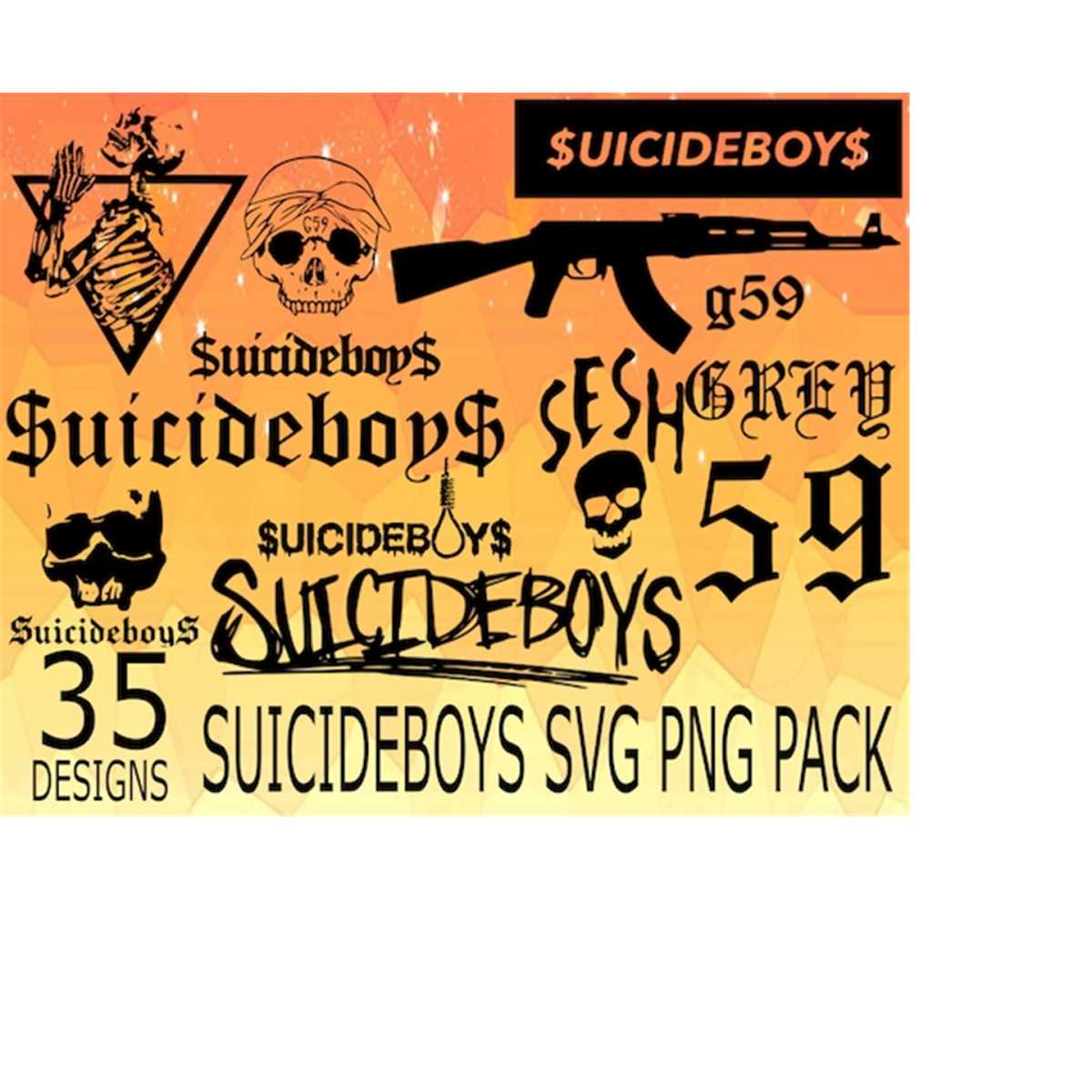 Suicide Boys Decals SVG PNG Design bundle cricuit design pac - Inspire ...