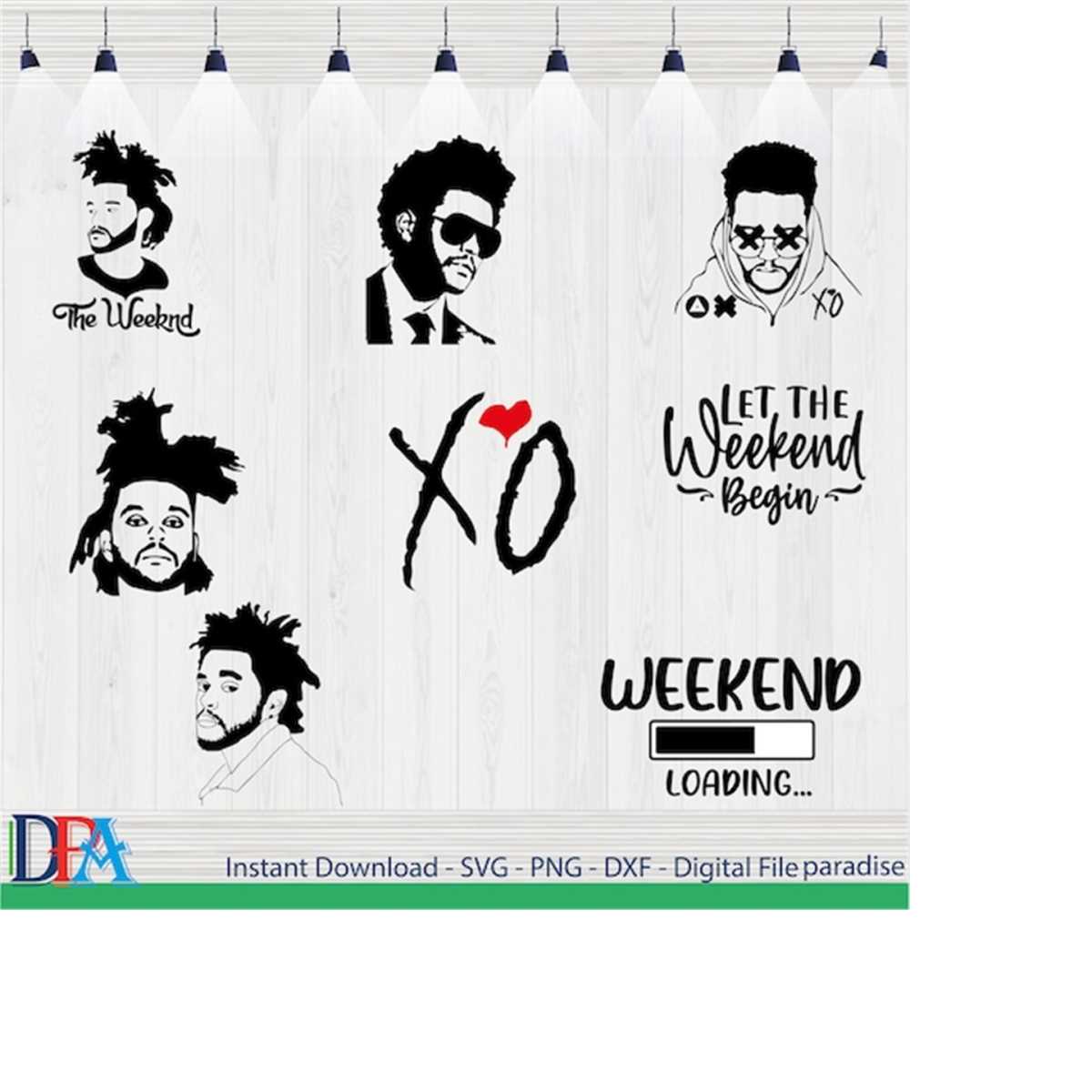 The Weeknd Svg Bundle, Starboy Svg, The Weeknd XO Svg, The W | Inspire ...